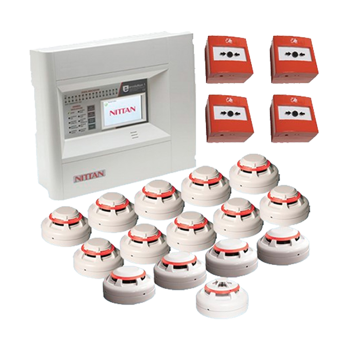 Nittan Evolution Small Install Fire Alarm Kit | EV-KIT-19